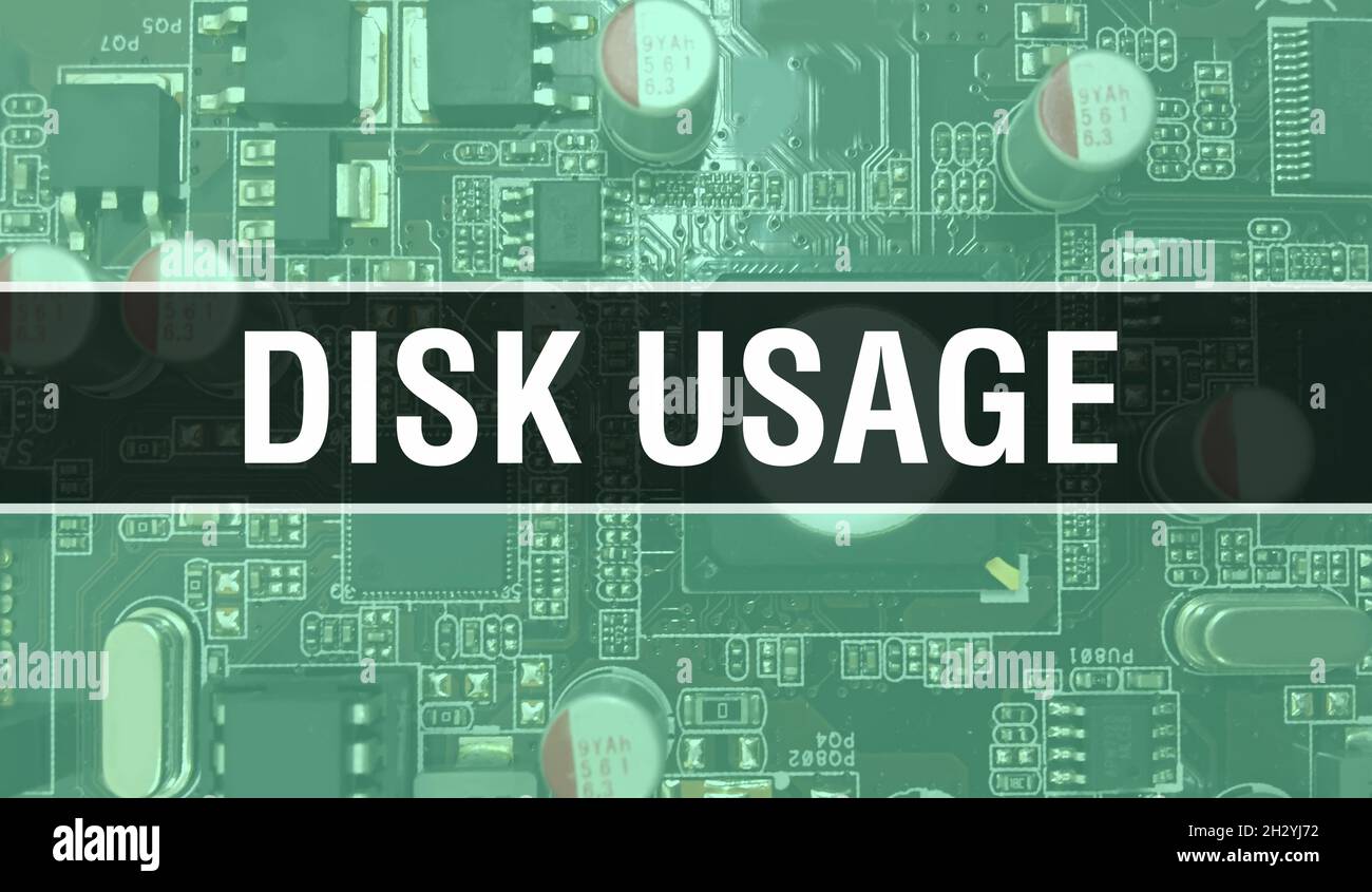 Disk usage background hi-res stock photography and images - Alamy
