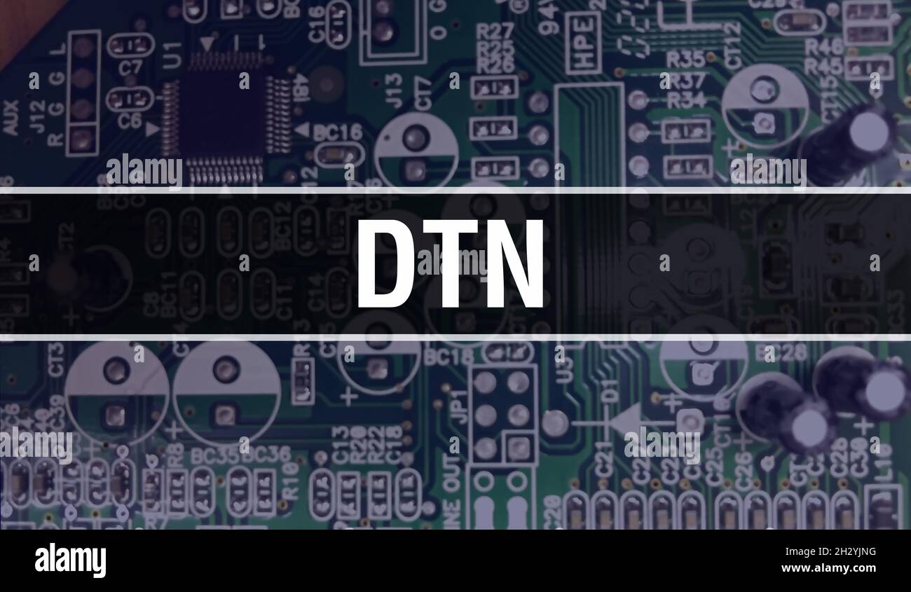 DTN with Technology Motherboard Digital. DTN and Computer Circuit Board ...