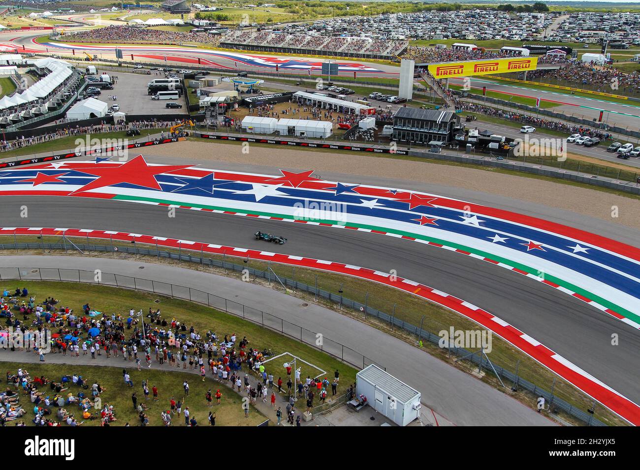 Austin, Texas, USA. 24th Oct, 2021. Circuit of the Americas racetrack ...