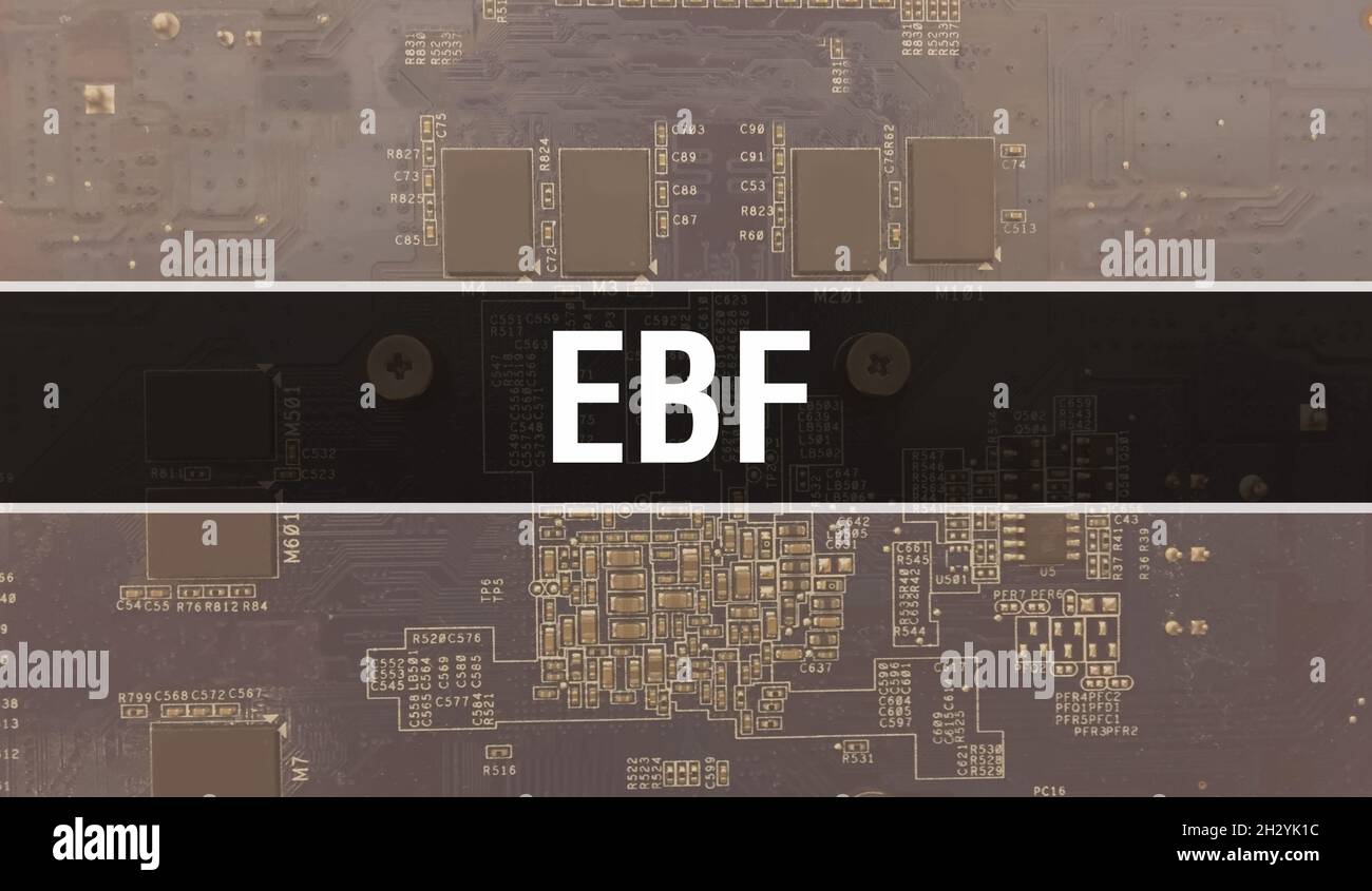 EBF with Technology Motherboard Digital. EBF and Computer Circuit Board ...