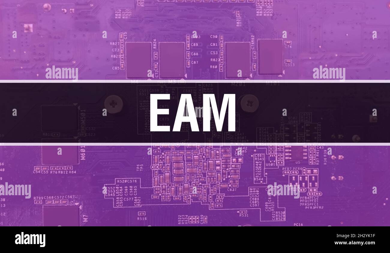 EAM with Technology Motherboard Digital. EAM and Computer Circuit Board ...