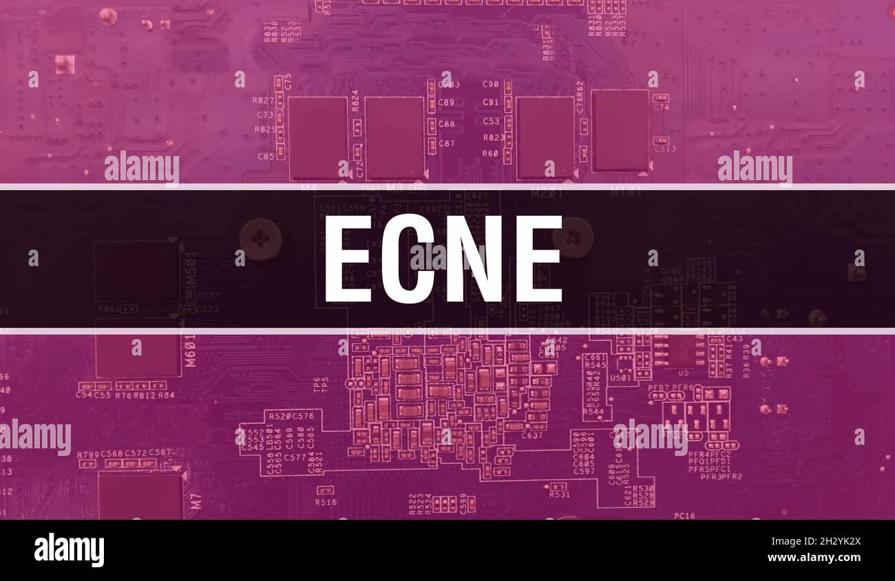 ECNE with Technology Motherboard Digital. ECNE and Computer Circuit ...