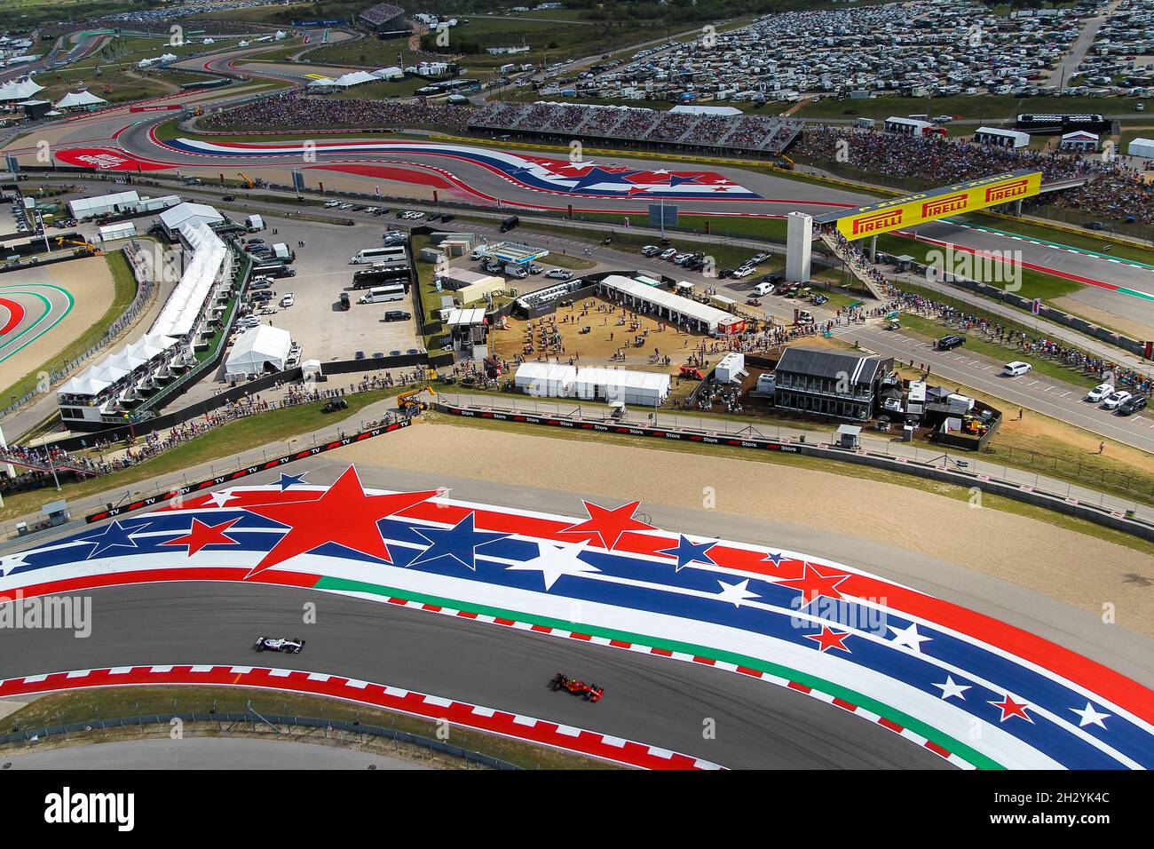 Austin, Texas, USA. 24th Oct, 2021. Circuit of the Americas racetrack ...