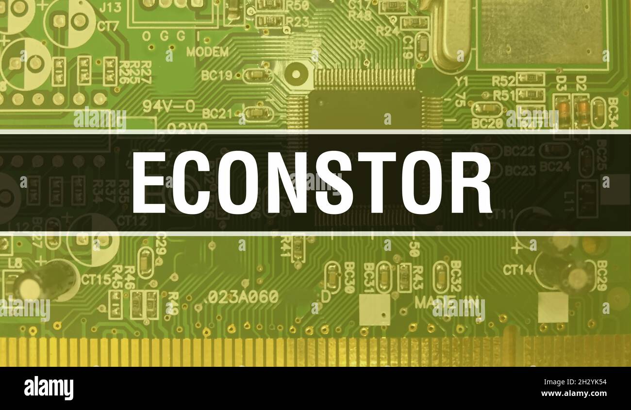 EconStor with Electronic Computer Hardware technology background ...
