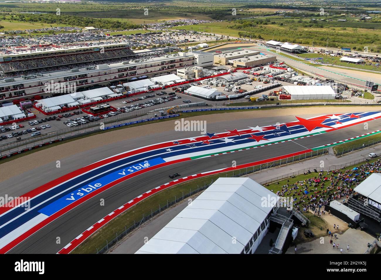 Austin, Texas, USA. 24th Oct, 2021. Circuit of the Americas racetrack ...