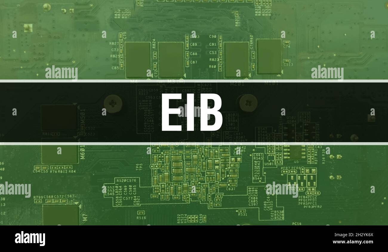 EiB with Technology Motherboard Digital. EiB and Computer Circuit Board ...
