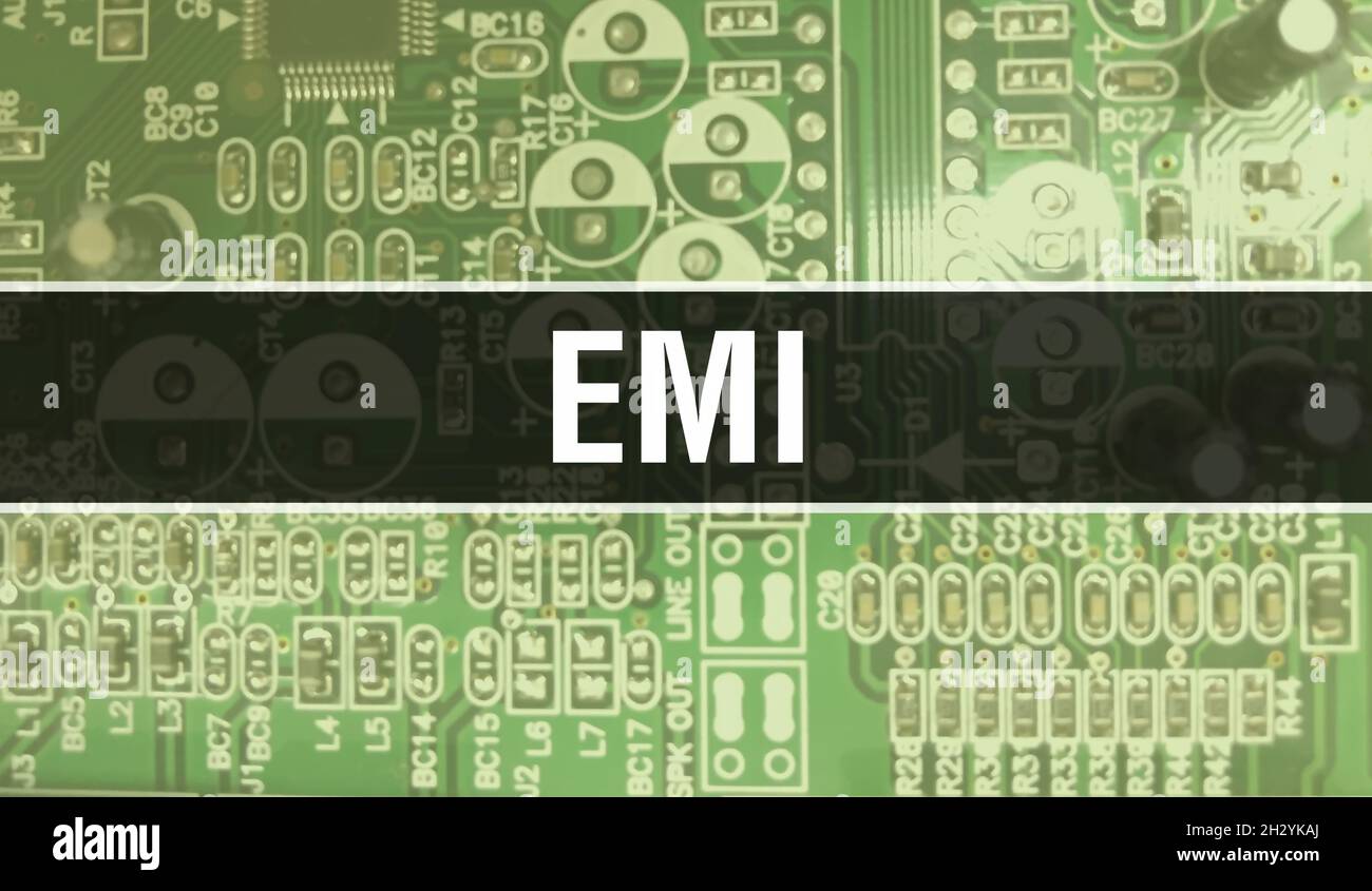EMI with Electronic components on integrated circuit board Background ...