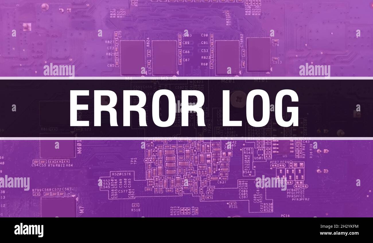 Error Log with Technology Motherboard Digital. Error Log and Computer ...