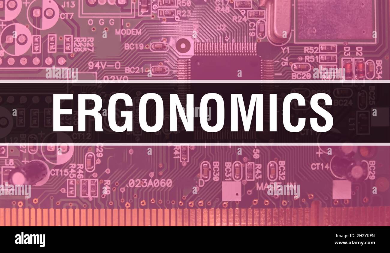 Ergonomics with Electronic Computer Hardware technology background ...