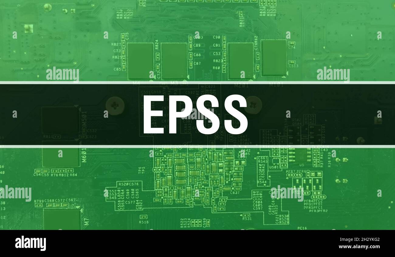 EPSS with Technology Motherboard Digital. EPSS and Computer Circuit ...