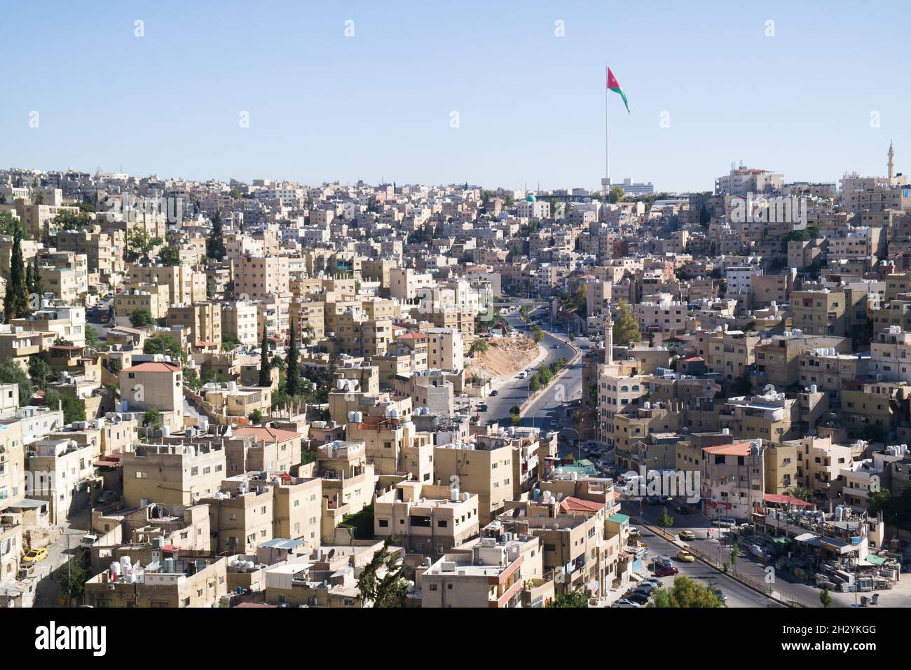 View of Amman, Jordan, from the old citadel Stock Photo - Alamy