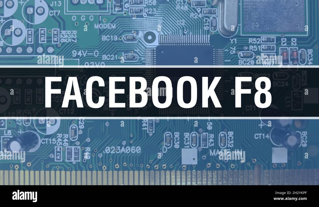 Facebook f8 background hi-res stock photography and images - Alamy