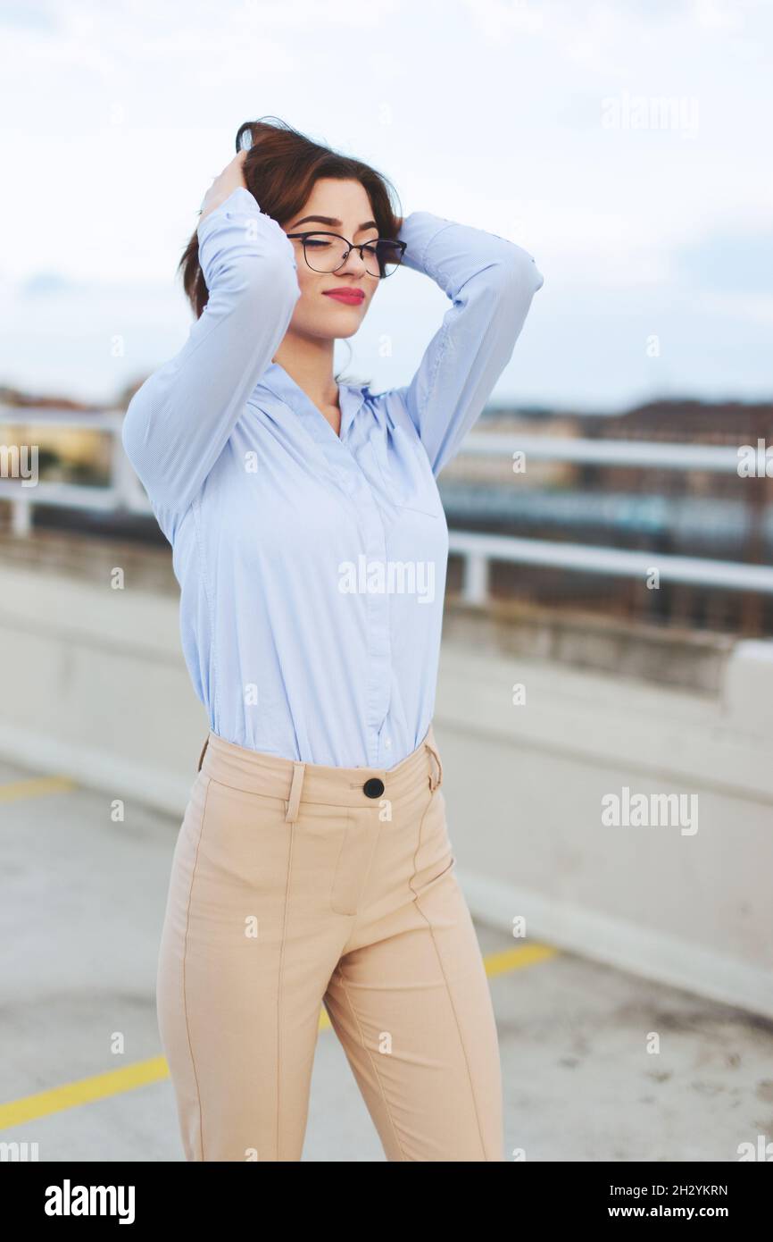Relax eyes closed hi-res stock photography and images - Alamy