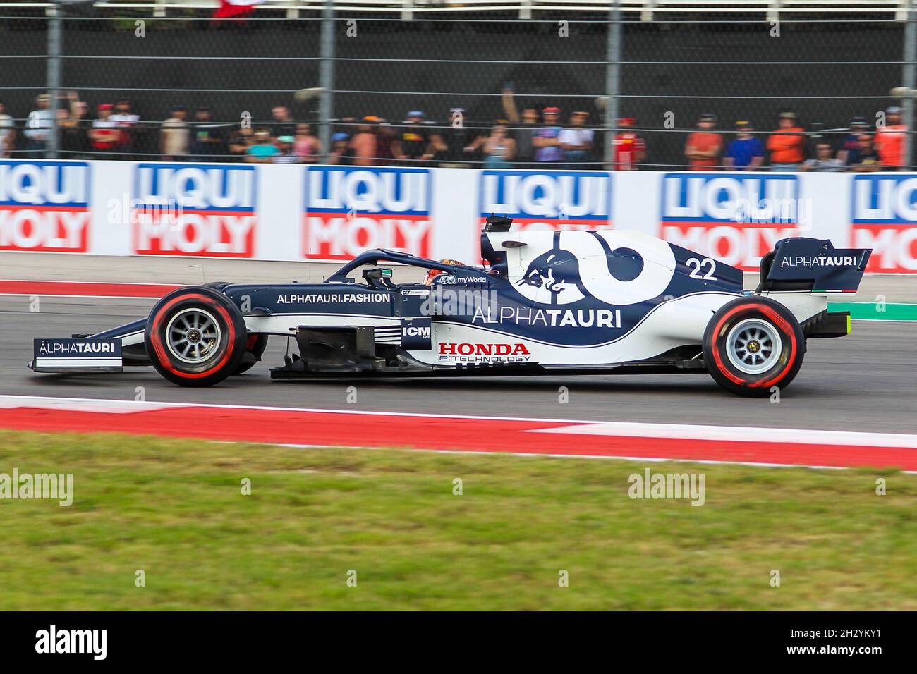 Austin, Texas, USA. 24th Oct, 2021. f1 drivers in action during the ...