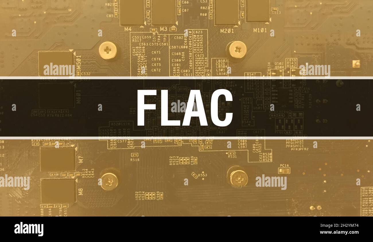FLAC concept with Electronic Integrated Circuit on circuit board. FLAC ...