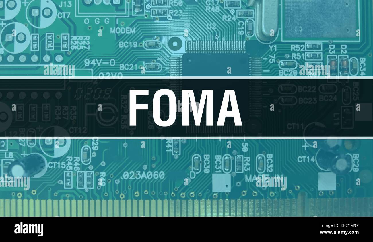 Foma With Electronic Computer Hardware Technology Background Abstract Background With