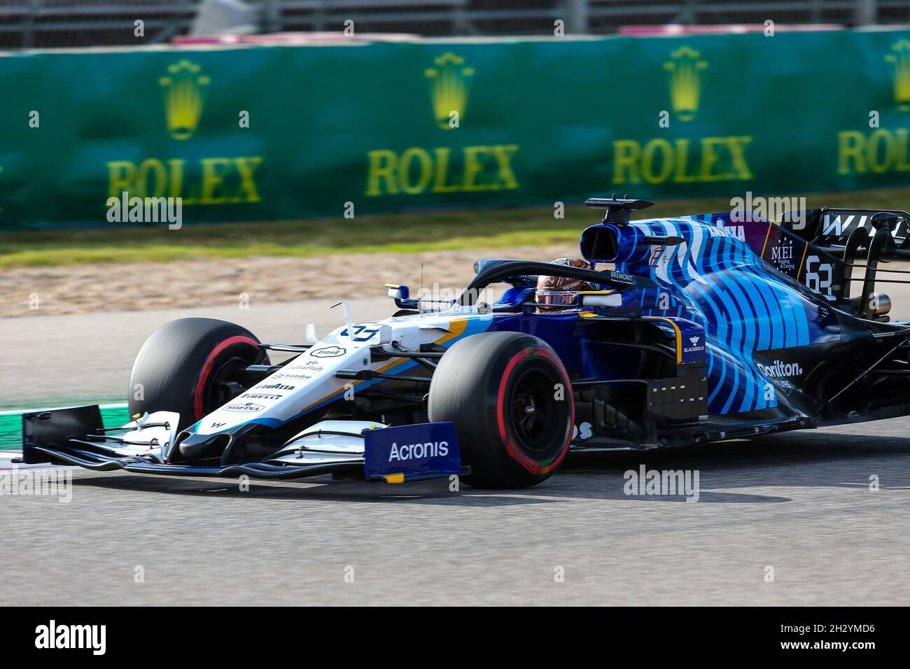 Austin, Texas, USA. 24th Oct, 2021. Williams Mercedes driver George ...