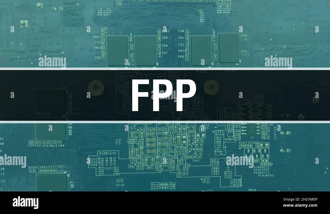 FPP with Technology Motherboard Digital. FPP and Computer Circuit Board ...