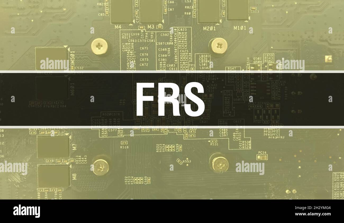 FRS concept with Electronic Integrated Circuit on circuit board. FRS ...