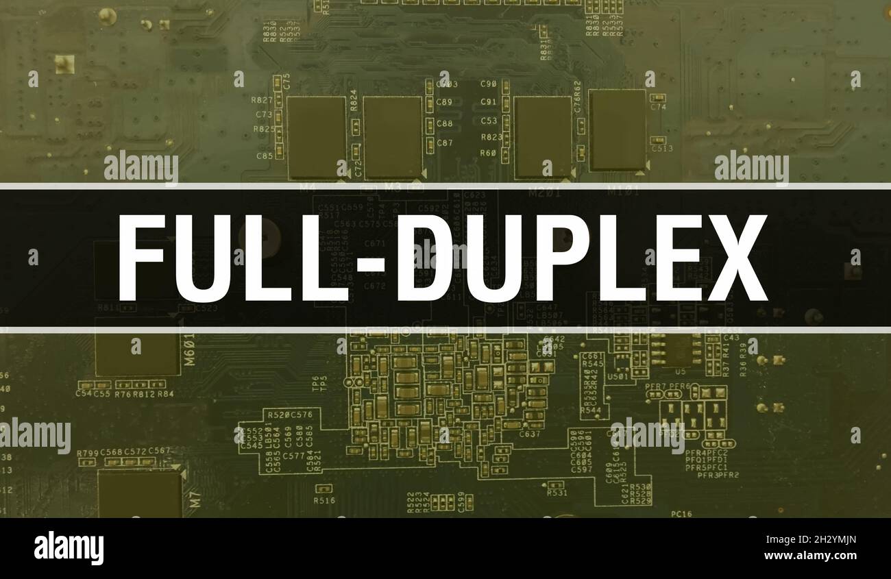 Full-Duplex with Technology Motherboard Digital. Full-Duplex and ...