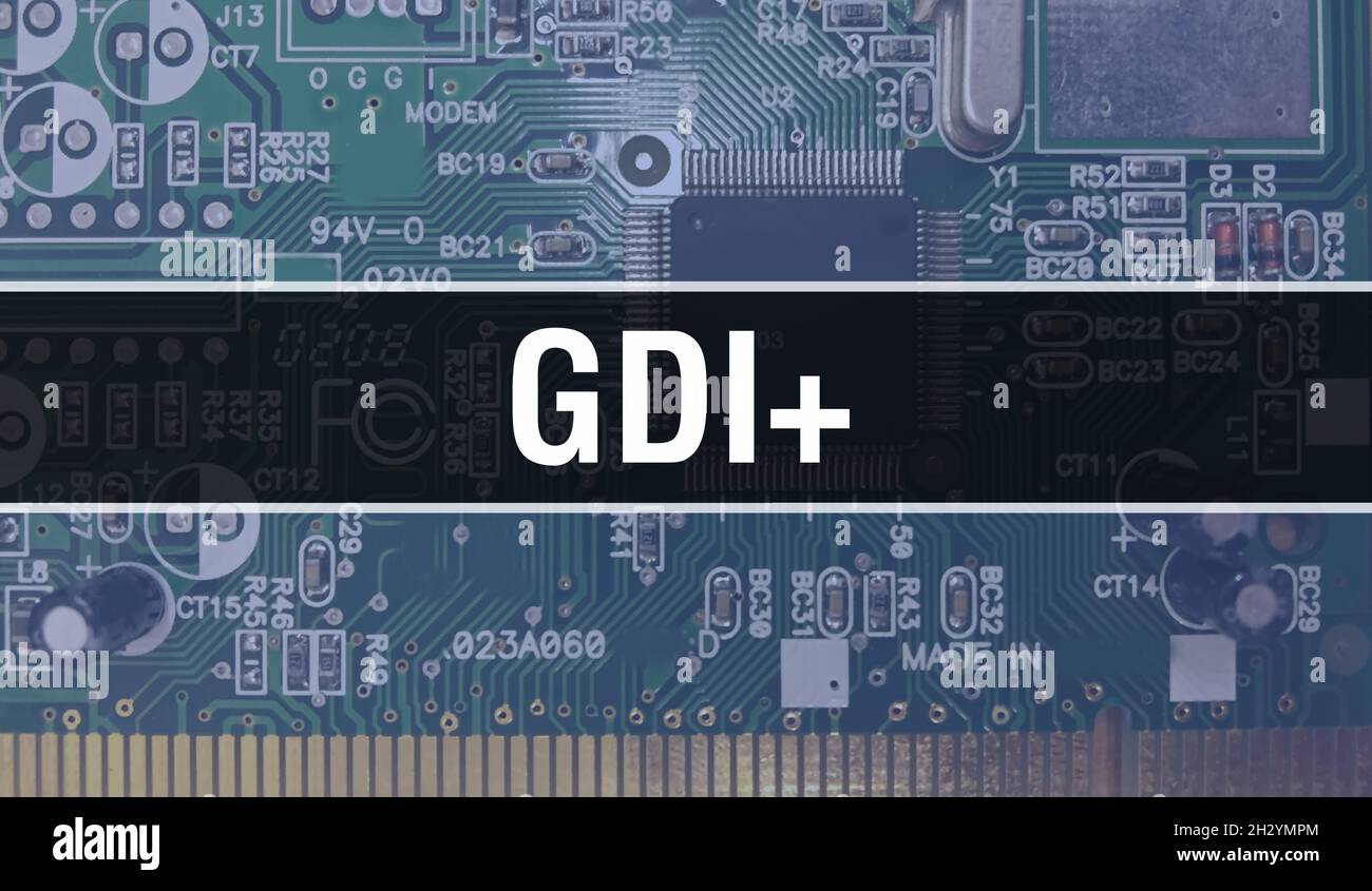 GDI+ with Electronic Computer Hardware technology background. Abstract ...
