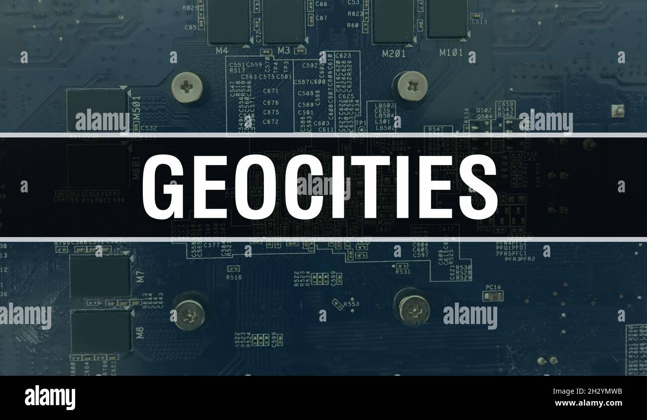 Geocities text hi-res stock photography and images - Alamy