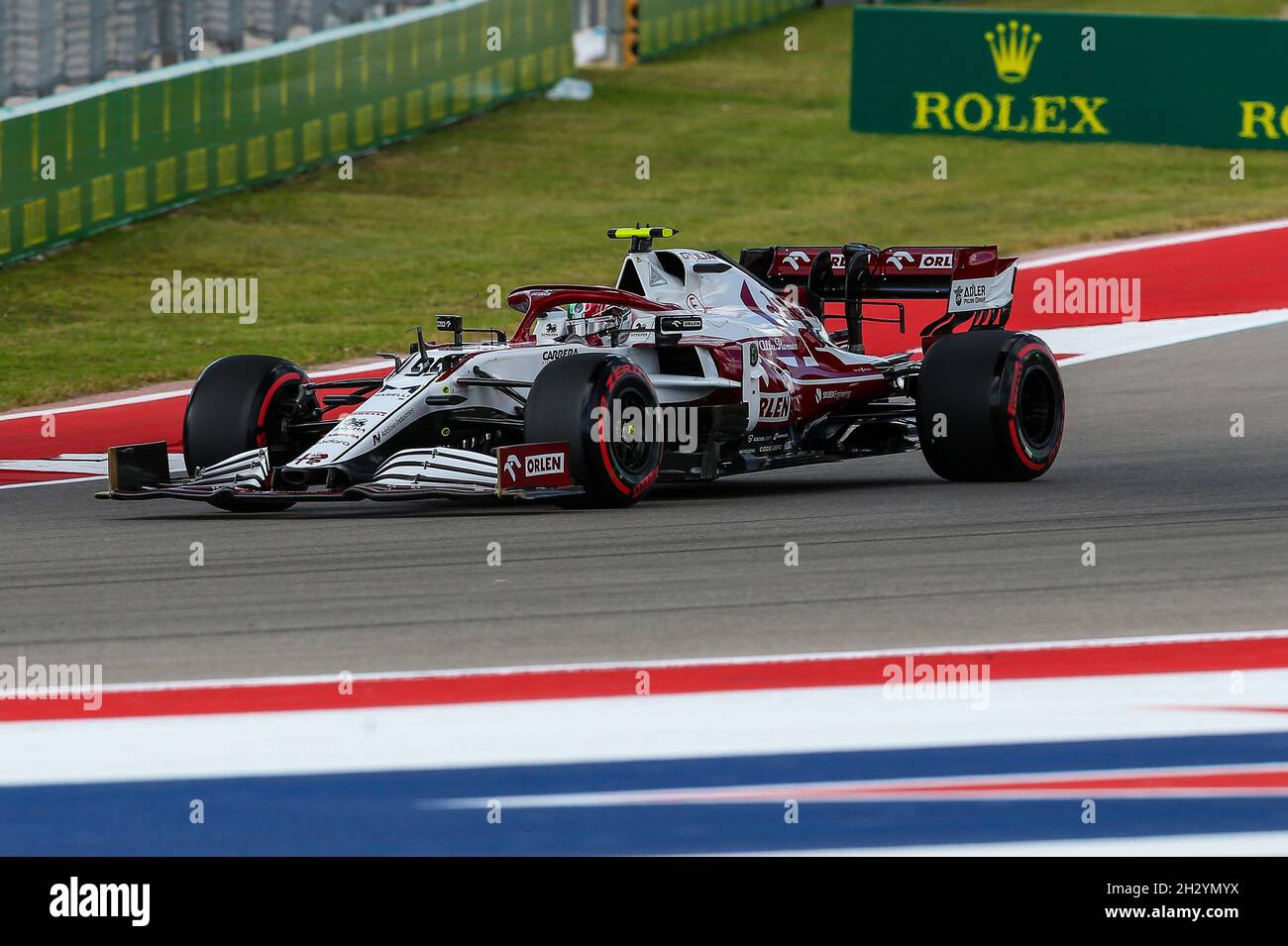 Austin, Texas, USA. 24th Oct, 2021. Alfa Romeo Racing driver Antonio ...
