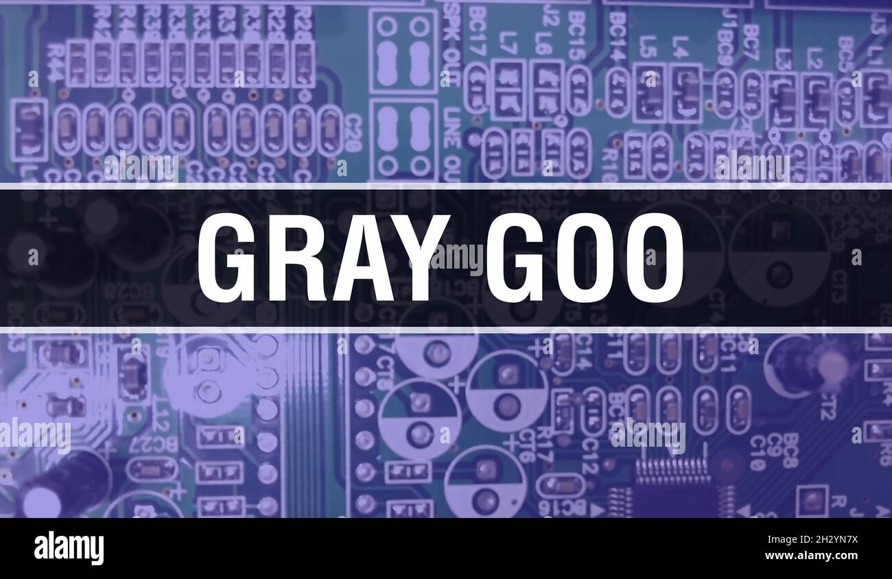 Gray goo text hi-res stock photography and images - Alamy