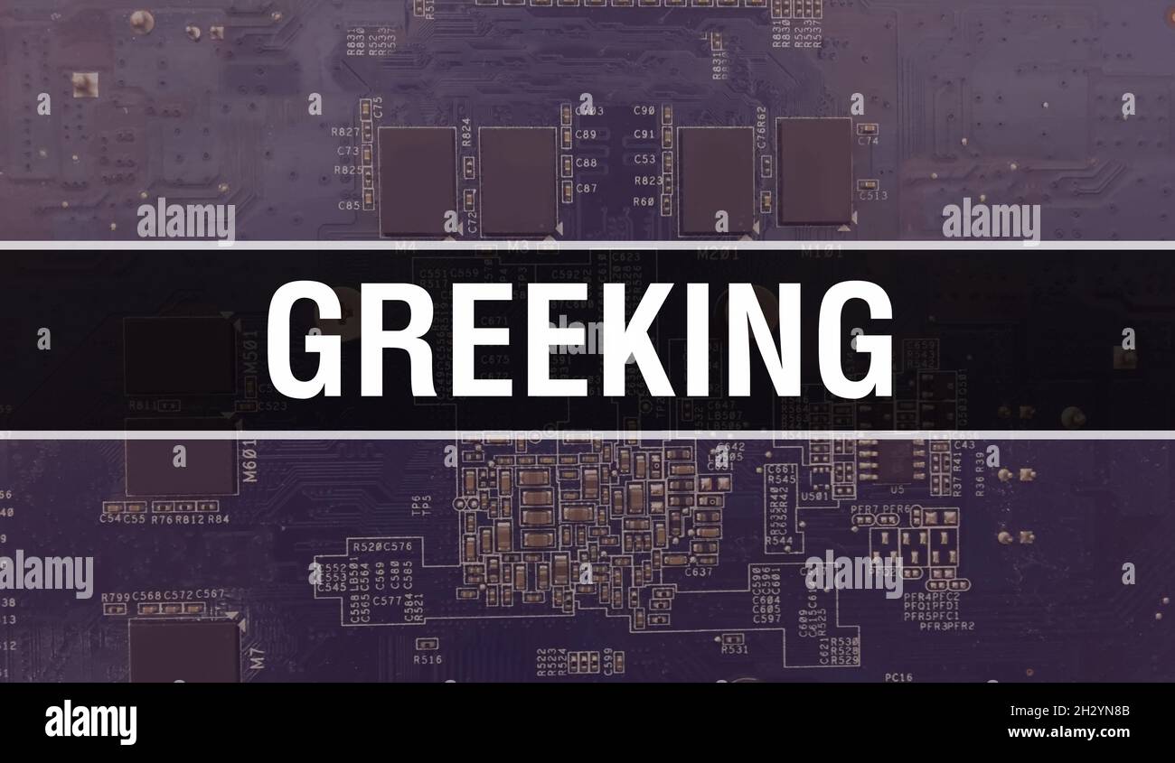 Greeking with Technology Motherboard Digital. Greeking and Computer ...