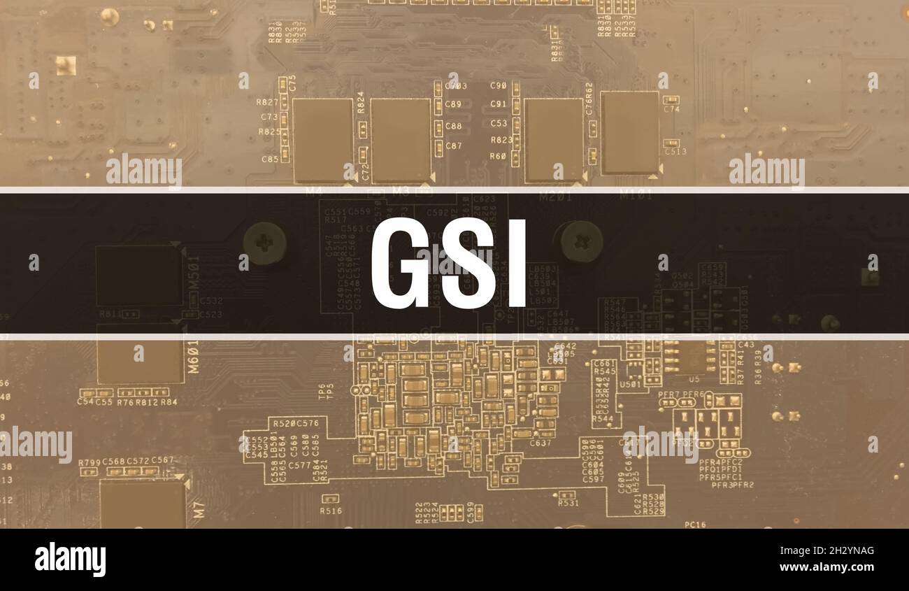 GSI with Technology Motherboard Digital. GSI and Computer Circuit Board ...