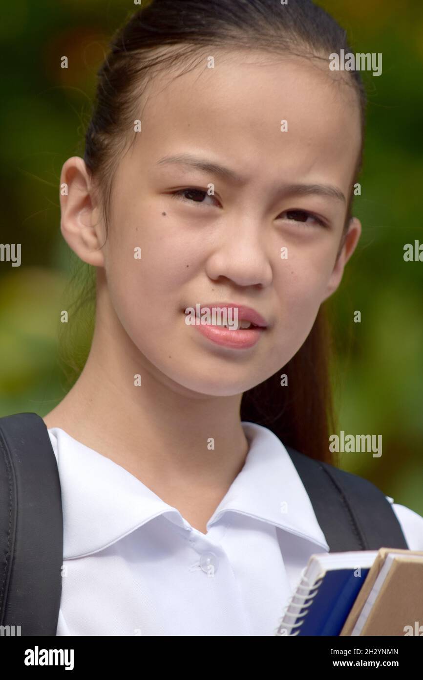 Portrait Of A Youthful Diverse Person Stock Photo - Alamy