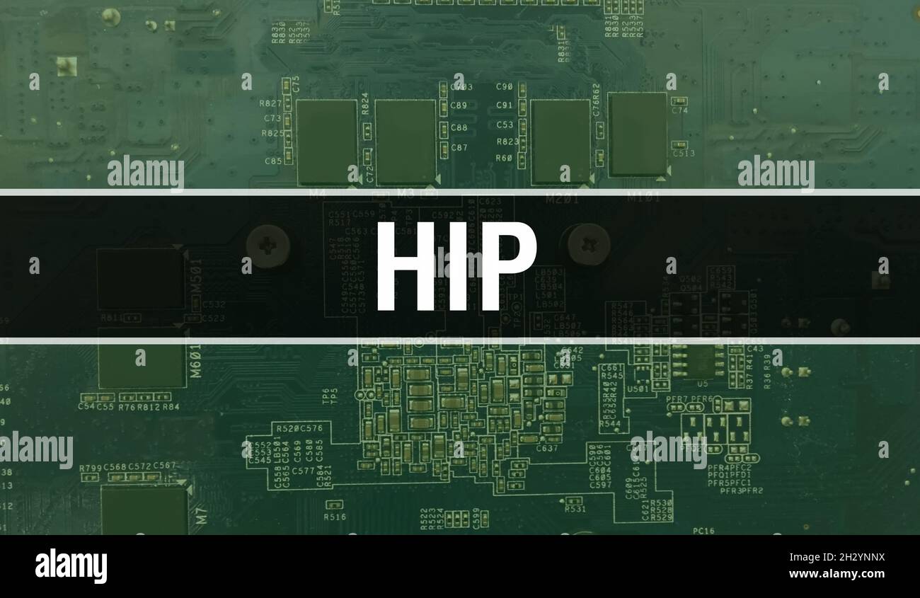 HIP with Technology Motherboard Digital. HIP and Computer Circuit Board ...