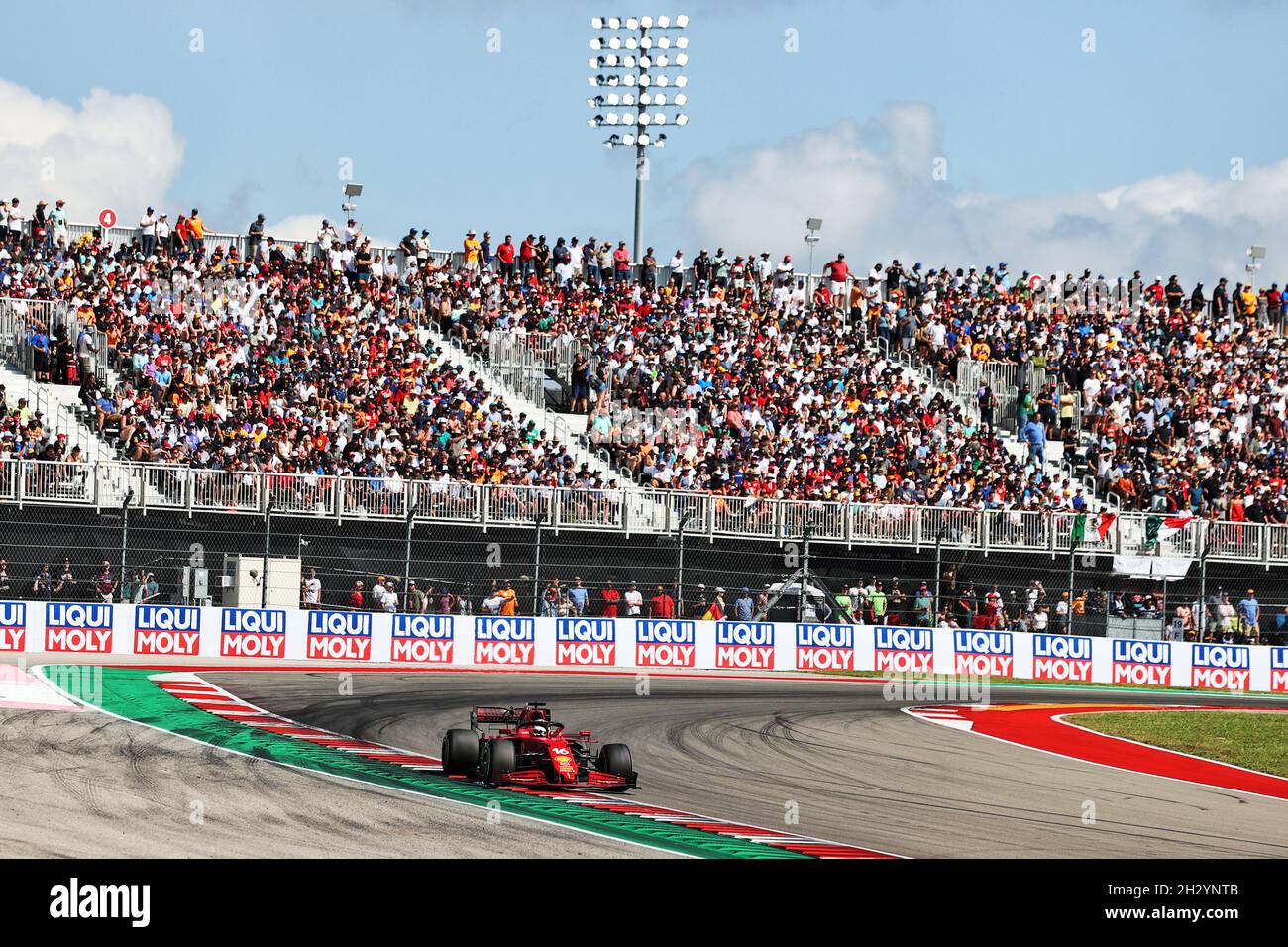Austin, Texas, USA. 24/10/2021, Charles Leclerc (MON) Ferrari SF-21 ...