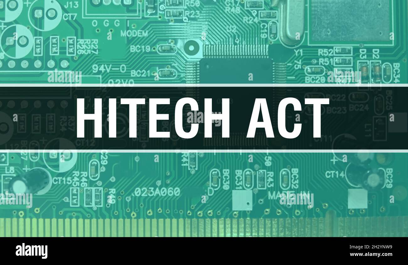 HITECH Act with Electronic Computer Hardware technology background ...