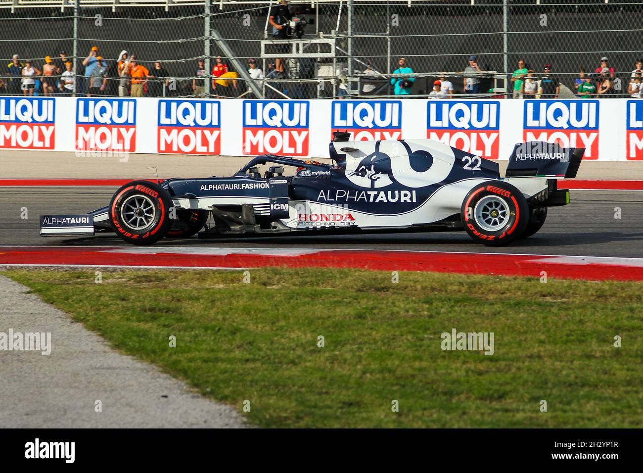 Austin, Texas, USA. 24th Oct, 2021. F1 drivers in action during the ...