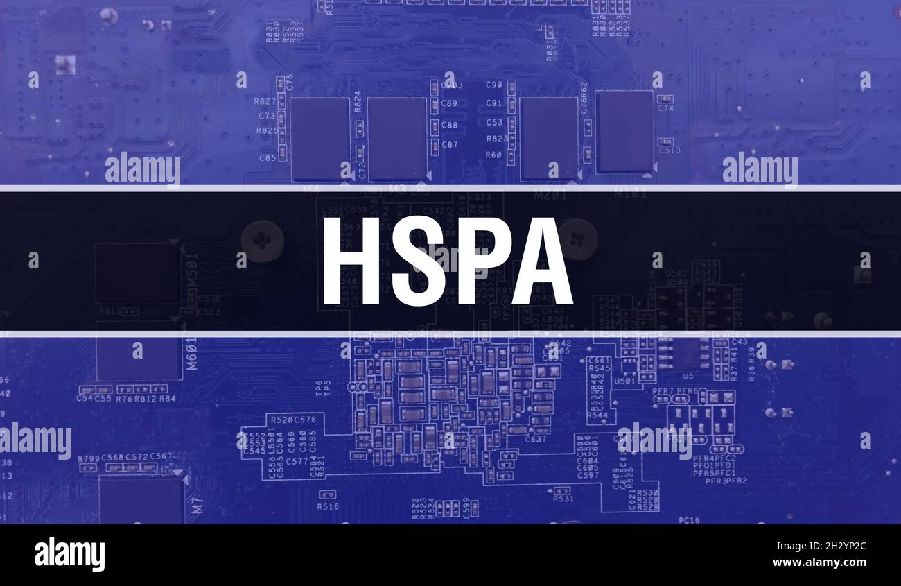 HSPA with Technology Motherboard Digital. HSPA and Computer Circuit ...