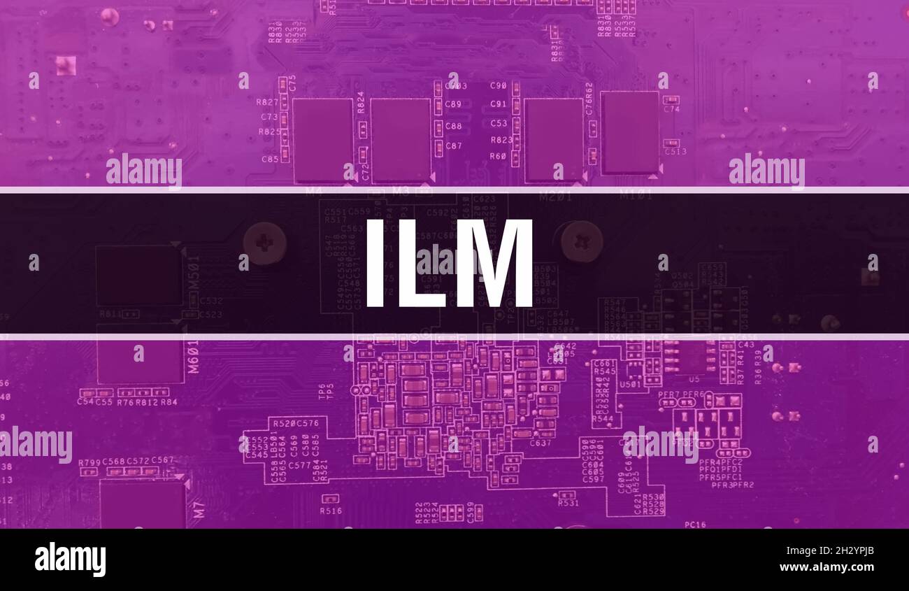 ILM concept with Electronic Integrated Circuit on circuit board. ILM ...