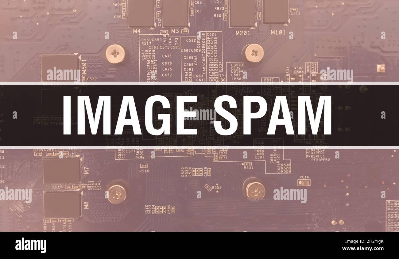 Image Spam with Electronic components on integrated circuit board ...