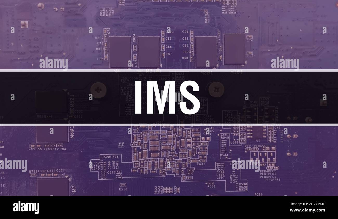 IMS concept with Electronic Integrated Circuit on circuit board. IMS ...