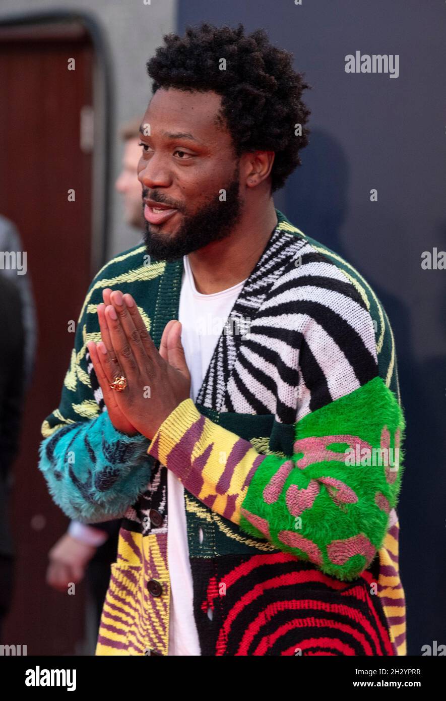 Tom Moutch attends the UK Premiere of "King Richard" during the 65th ...