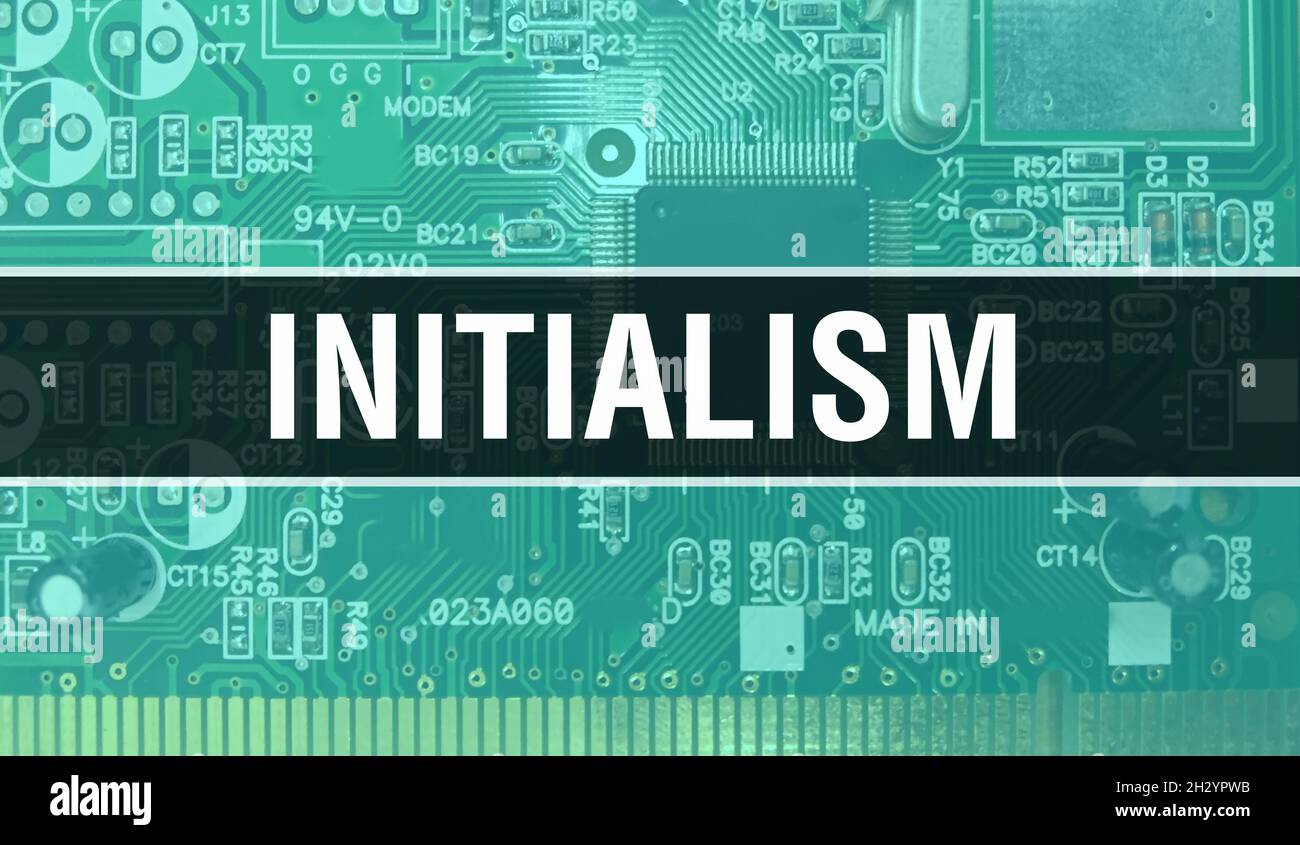 Initialism with Technology Motherboard Digital. Initialism and Computer ...