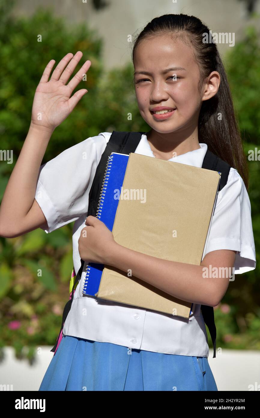 Friendly teenager school hi-res stock photography and images - Alamy