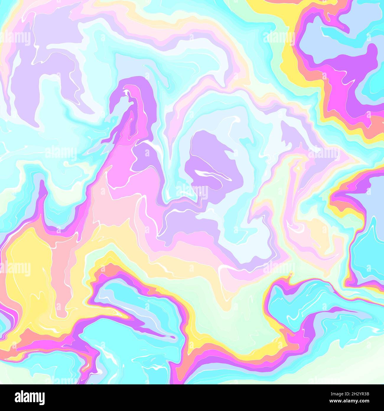 An illustration of digital multi-colored acrylic paint texture Stock ...