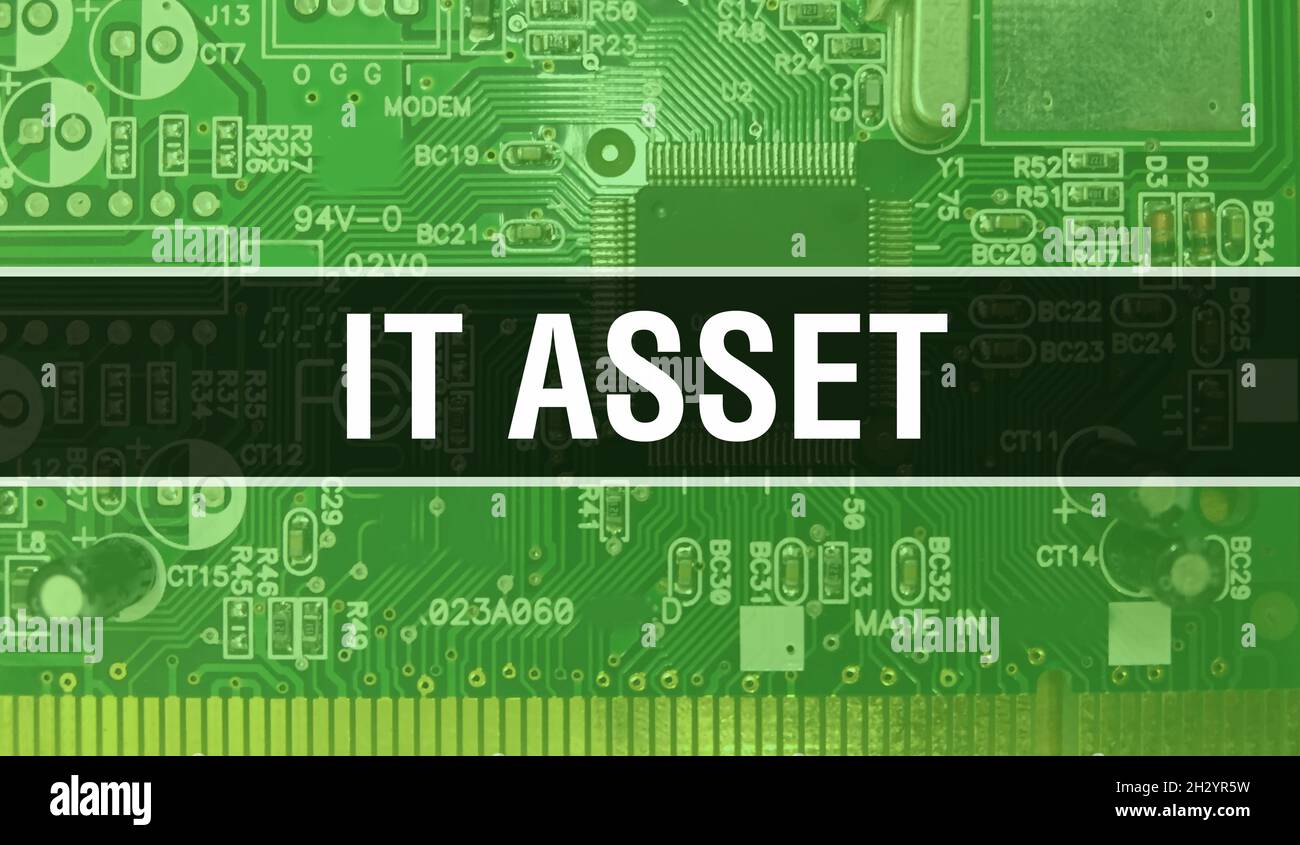 IT Asset with Technology Motherboard Digital. IT Asset and Computer ...