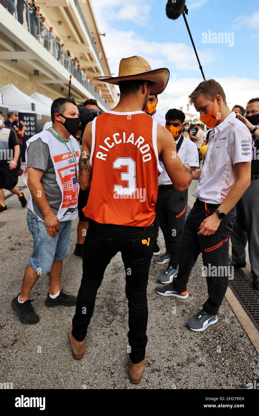 Austin, Texas, USA. 24/10/2021, Daniel Ricciardo (AUS) McLaren. United ...