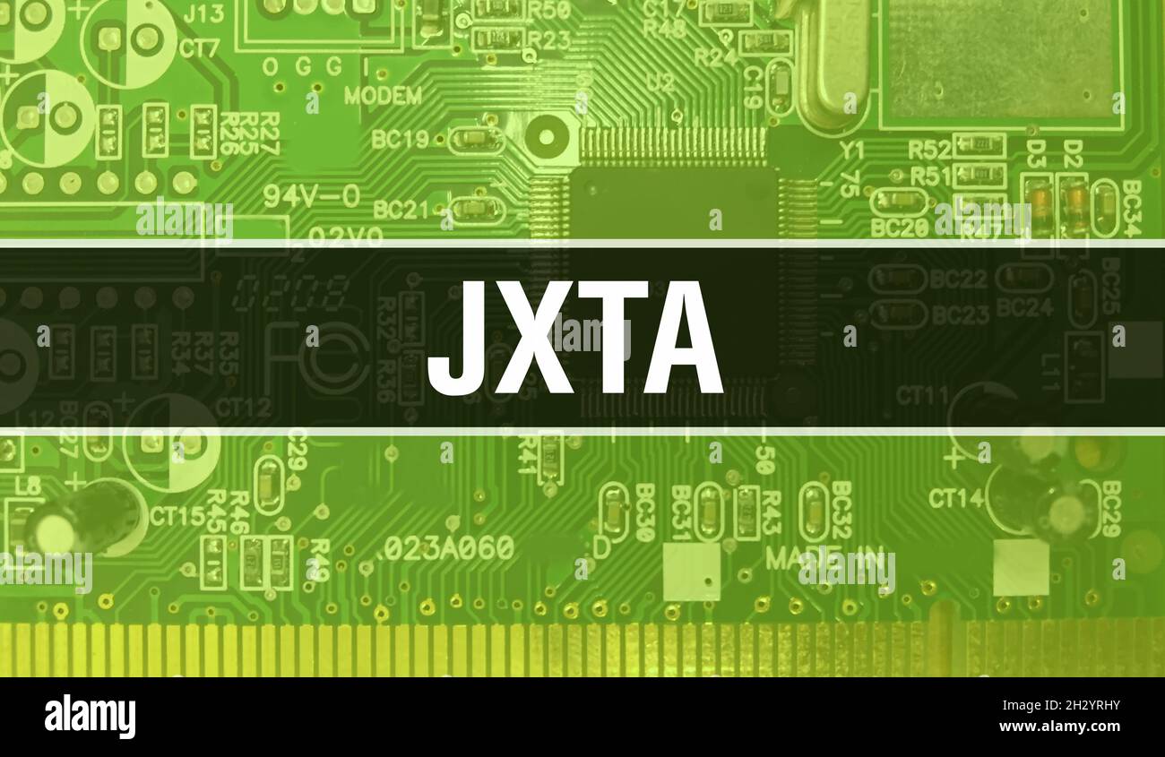 JXTA with Technology Motherboard Digital. JXTA and Computer Circuit ...