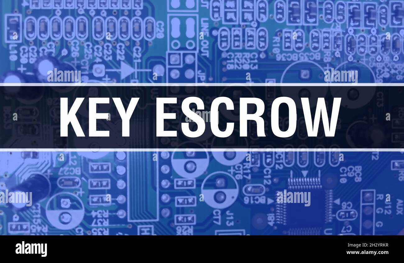 Key Escrow with Electronic Computer Hardware technology background ...