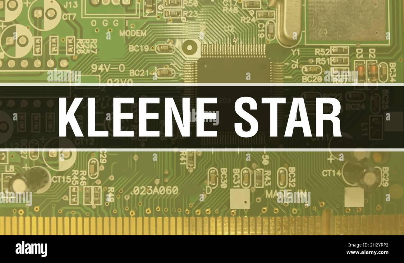 Kleene Star with Technology Motherboard Digital. Kleene Star and ...