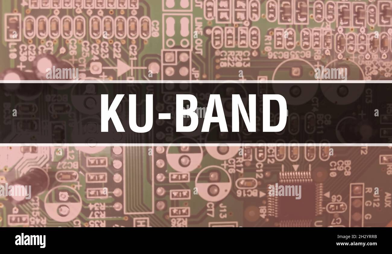 Ku-Band with Electronic Computer Hardware technology background ...