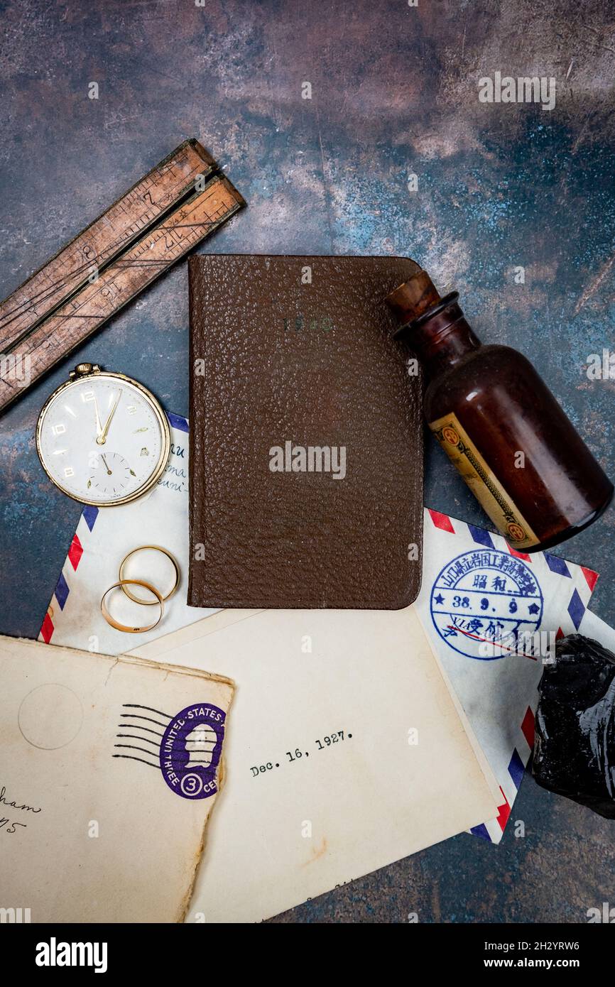 Antique office supplies hi-res stock photography and images - Alamy